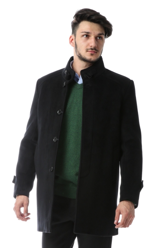 Palton barbati negru 1809-1 - DOVANI.ro