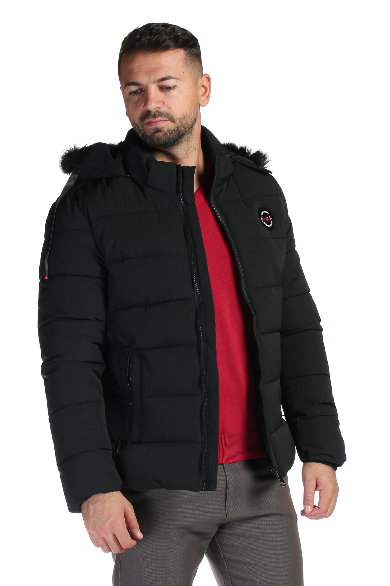 Geaca barbati neagra 927-1 - DOVANI.ro